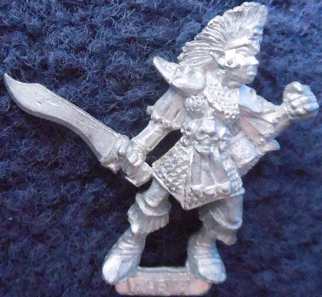 1989 DARK ELF MB3 DAR 3 Regiment Trooper C Marauder Elven Army Drow ...