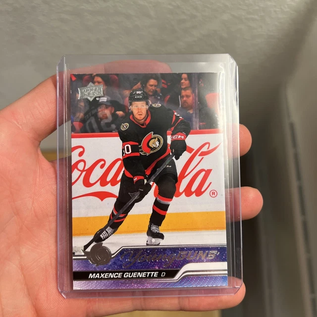 2023-24 UPPER DECK Series 2 - Maxence Guenette Young Guns #455 Senators ...