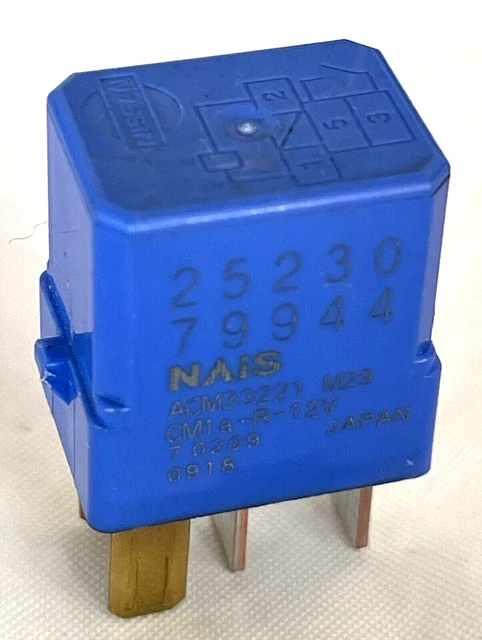 2523079944 GENUINE NISSAN 4-Pin Relay NAiS CM1a-R 12V ACM33221-M29 £7. ...