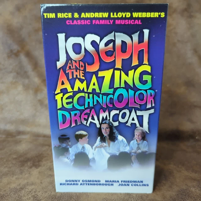 JOSEPH AND THE Amazing Technicolor Dreamcoat (VHS, 2000) Donny Osmond £ ...