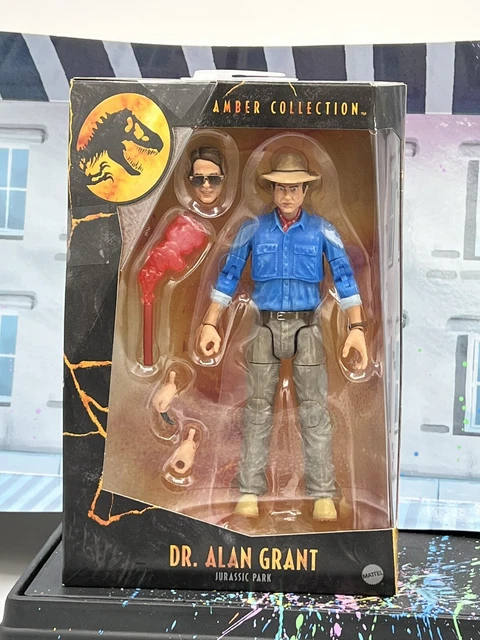 FIGURINE ARTICULÉE MATTEL Dr. Alan Grant Jurassic World Park Amber ...