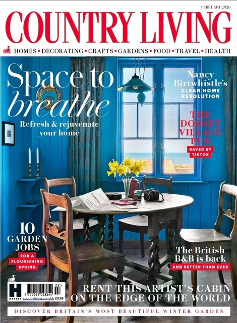 COUNTRY LIVING UK Magazine February 2026 £22.32 - PicClick UK