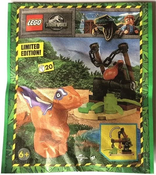 JURASSIC WORLD LEGO Pack Feuille Set 122326 Raptor Et Piège EUR 8,33 ...