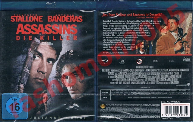 ASSASSINS (DVD, 1998) Sylvester Stallone, Antonio Banderas £3.25 - PicClick UK