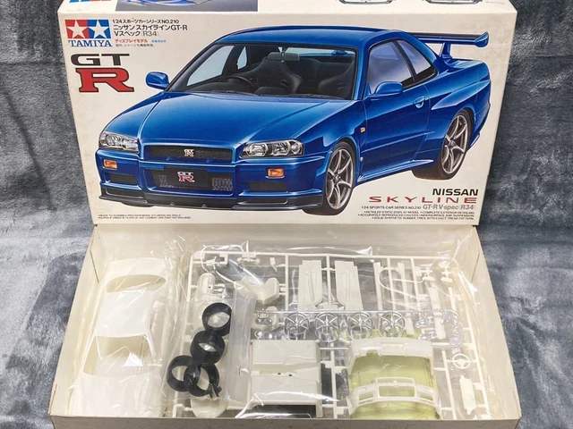 TAMIYA 1/24 NISSAN Skyline Gt-R V Spec R34 Unassembled Original Plastic Model £64.62 - PicClick UK