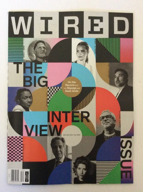 WIRED MAGAZINE NOVEMBER DECEMBER 2024 THE BIG INTERVIEW ISSUE £5.56 ...