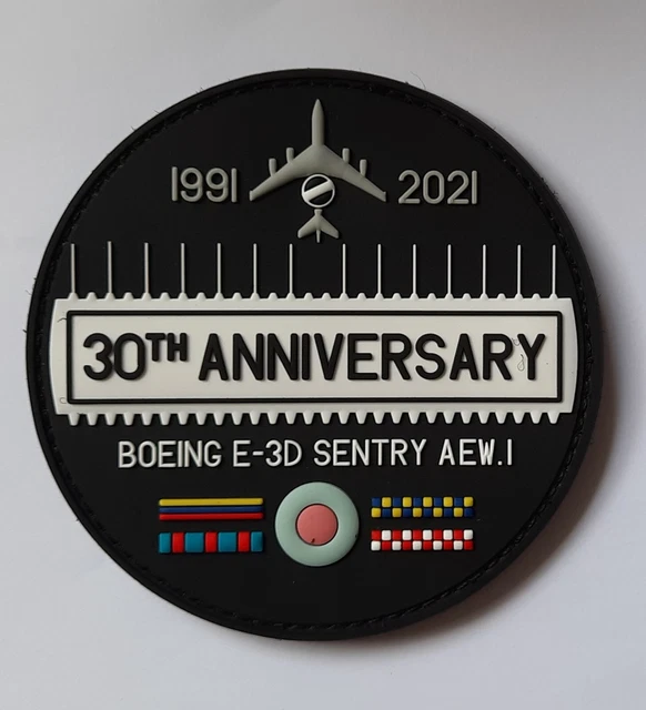 NEW BOEING E-3D SENTRY AWACS 30th ANNIVERSARY PVC PATCH EUR 11,85 ...