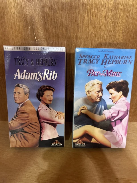2 MGM/UA HOME Video VHS Katharine Hepburn & Spencer Tracy Adams Rib ...