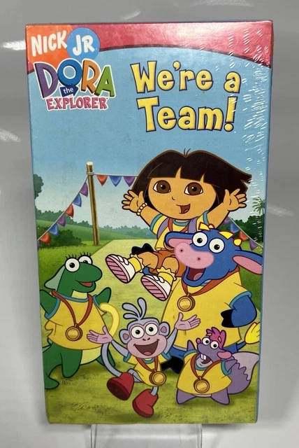 DORA THE EXPLORER We're a Team VHS Tape 2006 Nickelodeon Nick Jr. Late ...