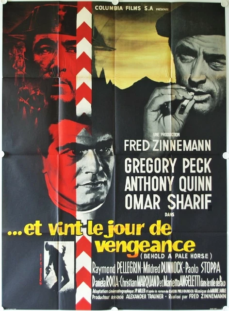 AFFICHE CINÉMA JOUR DE LA VENGEANCE 1964 ZINNEMAN Peck Quinn Sharif 120x160 EUR 35,00 - PicClick FR