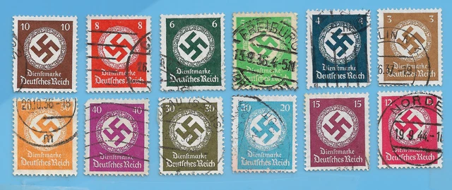 GERMANY WW2 GERMAN Swastika Stamp set WW2 Era #59 EUR 2,87 - PicClick DE