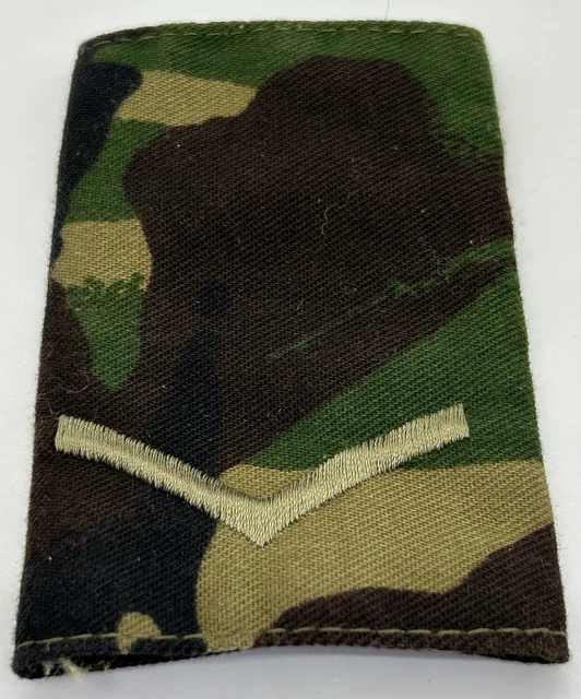 BRITISH MILITARY ISSUE DPM Camouflage Lance Corporal Rank Slide £6.95 ...
