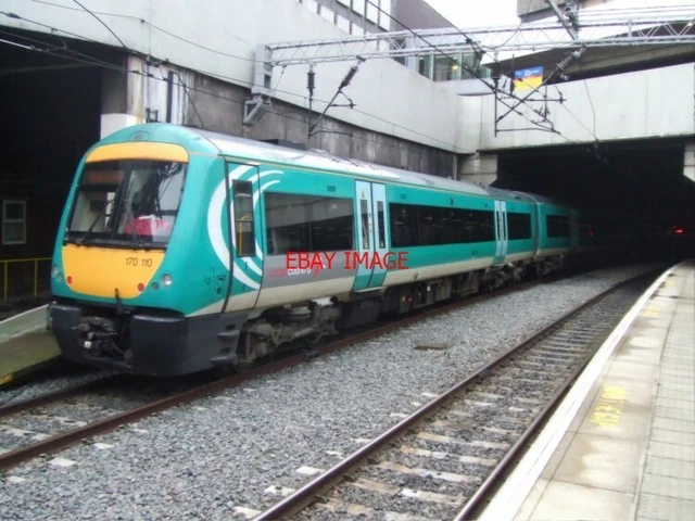 PHOTO CLASS 170 Turbo 3-Car Dmu No 170 110 Leaving Birmingham New St In ...
