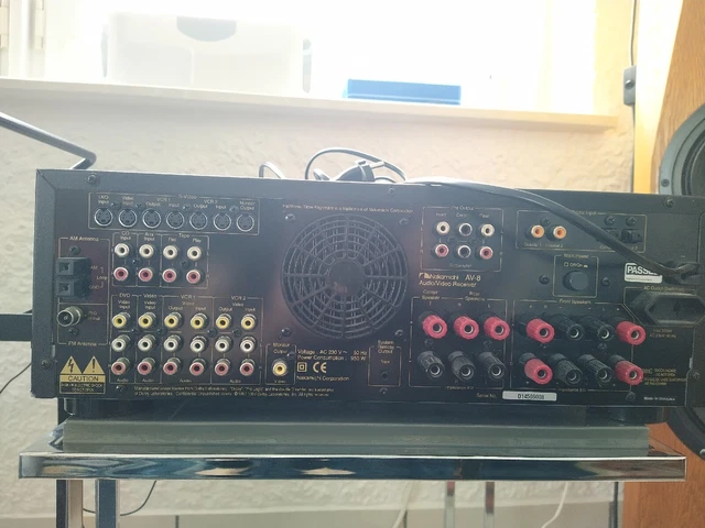 NAKAMICHI AV-8 HARMONIC Time Alignment Surround Sound Receiver EUR 150 ...