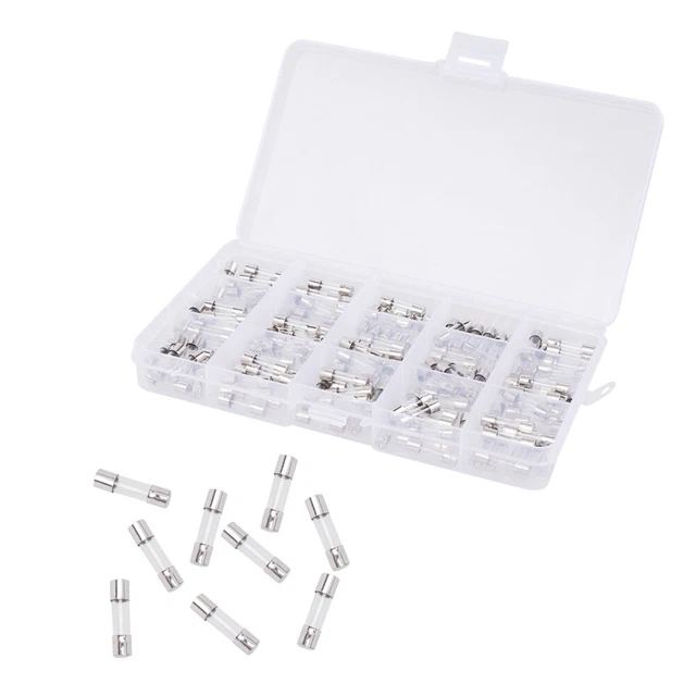150 PCS KIT Assorti De Fusibles En Verre À Fusion Rapide Un Voiture EUR 13,35 - PicClick FR