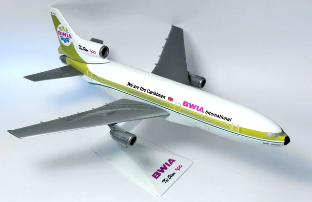 LOCKHEED L1011 BWIA British West Indian Airways Collectors Model Scale ...