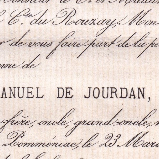 EMMANUEL DE JOURDAN Chateau de Pomméniac 1869 EUR 29,00 - PicClick FR