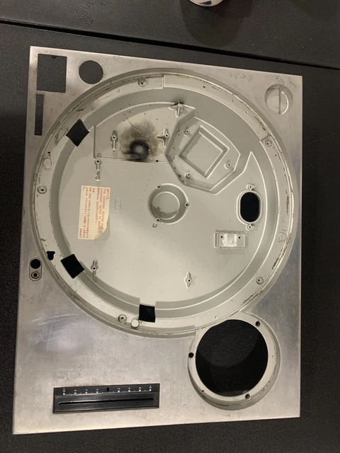 TECHNICS SL-1200 1210 MK2 Silver Aluminum Turntable Plinth Cabinet $79. ...