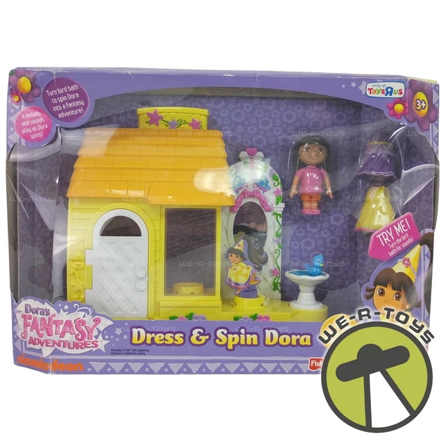 DORA FANTASY ADVENTURES Dress & Spin Play Set 2010 Fisher Price T4174 ...