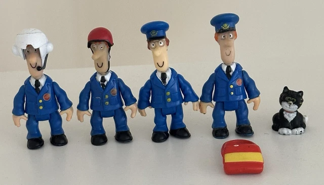 POSTMAN PAT AND Jess the Cat Mini Figures Bundle x 5 £15.00 - PicClick UK