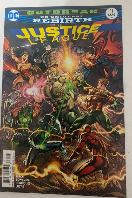 DC UNIVERSE REBIRTH Justice League #11 Outbreak EUR 3,44 - PicClick FR