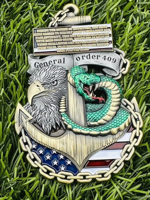 US NAVY CHIEF Petty Officer Challenge Coin CPO MESS Chief EUR 74,80 ...