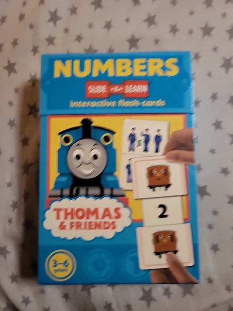 THOMAS & FRIENDS Learn & Slide Interactive Numbers Flash Cards 2006 ...