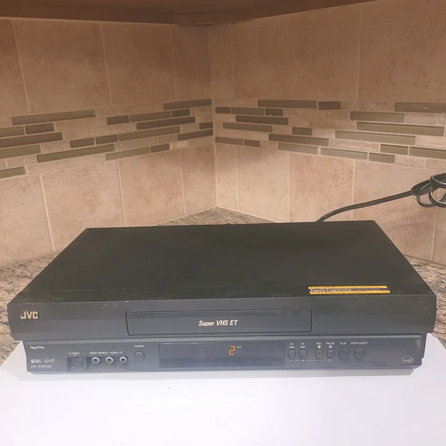 JVC HR-S2902U SUPER VHS ET S-VHS VCR Cassette Recorder Parts Or Repair ...
