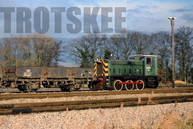 35MM SLIDE BR British Rail Diesel Loco Class 97 97653 Theale 1980 ...