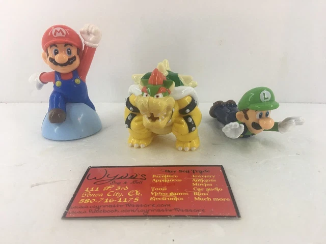 NINTENDO SUPER MARIO Mcdonalds Jumping Mario Flying Luigi Toy 2017 EUR ...