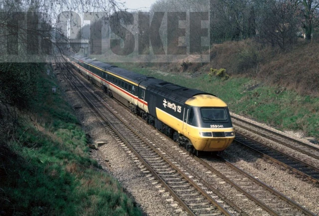 35MM COLOUR SLIDE BR British Railways HST InterCity 125 253041 c1986 ...