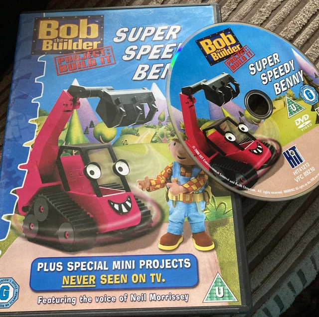 BOB THE BUILDER Super Speedy Benny DVD Pre-School Children Kids TV ...