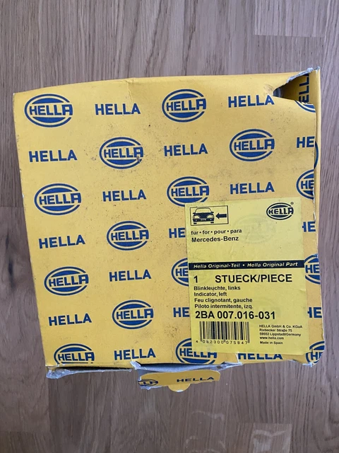 BLINKLICHT BLINKLEUCHTE SET HELLA 2BA 007 016-031 I FÜR MERCEDES-BENZ Sprinter EUR 60,00 ...