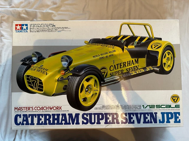 TAMIYA 1/12 MASTER'S Coachwork Caterham 'Super Seven JPE' Model Kit £ ...