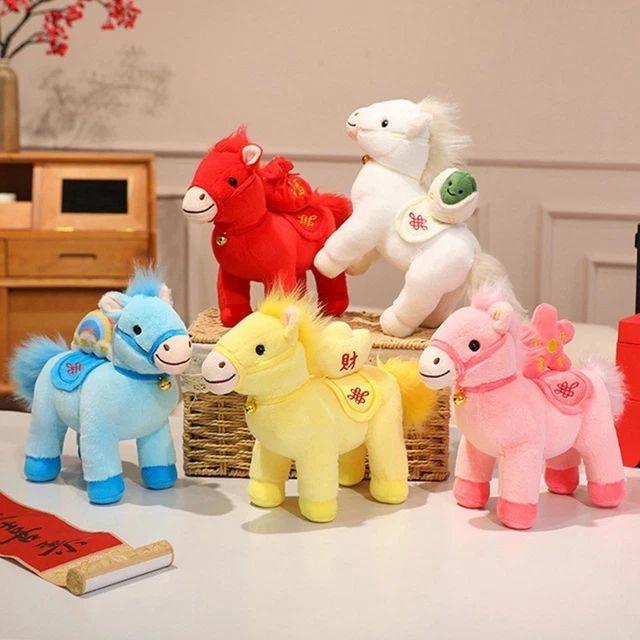 ZODIAC HORSE PLUSH Toy With Pp Cotton Filling For New Year Celebration ...