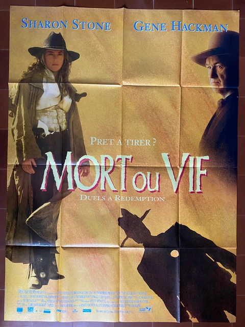 MORT OR VIF posters Sam RAIMI Sharon STONE Leonardo DICAPRIO 120x160cm ...