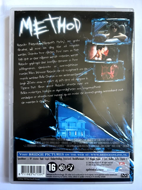 METHOD ELIZABETH HURLEY Jeremy Sisto Dutch DVD Deleted OOP £8.99 ...