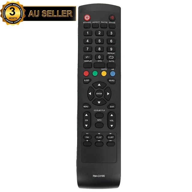 RM-C3195 REMOTE CONTROL For JVC LT-32N350 RM-C530 LT-50N550A LCD LED ...