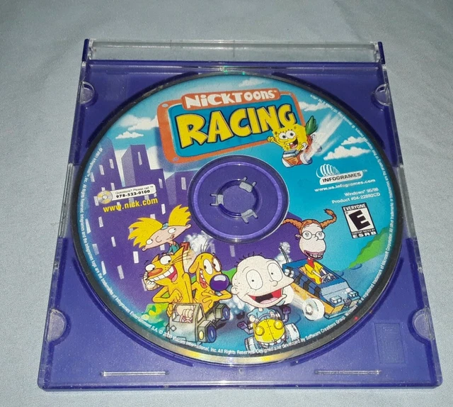 NICKTOONS RACING PC Game SpongeBob Rugrats CD-ROM 2001 *Disc Only* Win ...