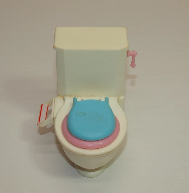 VINTAGE 1996 BARBIE Potty Training Kelly 16066 Toilet & Sink 90s ...