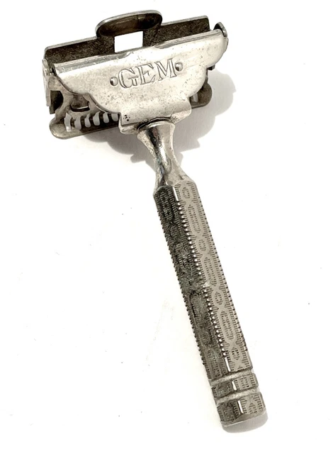 VINTAGE GEM SINGLE Edge Safety Razor Art Deco Ornate Handle 1920s $16. ...
