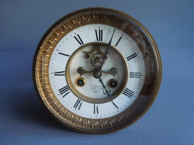 ANTIQUE PARIS MOVEMENT Clock Clock Clock Brocot Watchpiece $111.10 ...