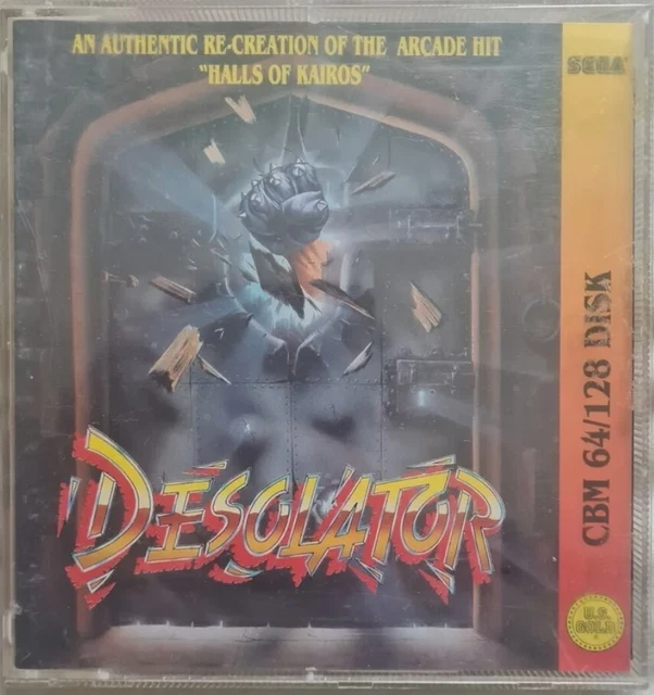 DESOLATOR COMMODORE 64 C64 Band komplett getestet selten US-Gold EUR 92 ...