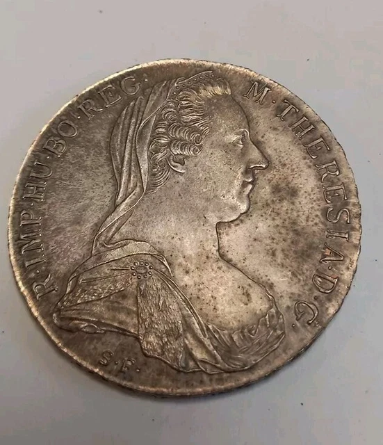 ÖSTERREICH MARIA THERESIA Thaler 1780 ARCHID AVST DUX BURG COTYR 1780 ...