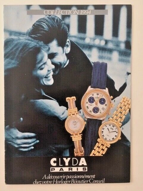 WATCH CATALOG / Catalogue de montres CLYDA PARIS Collection 1994 8 ...