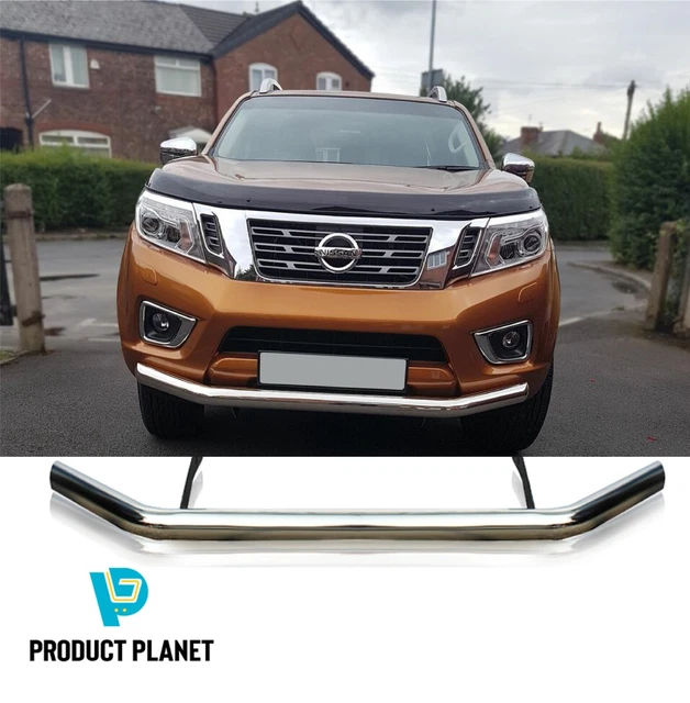 FRONT SPOILER BAR For Nissan vara NP300 2016+ Stainless City Nudge Chin ...