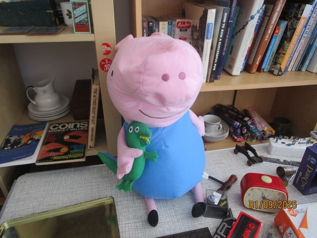 LARGE GEORGE PIG from Peppa Pig Soft Toy Plush Approx. 20" High £10.78 ...