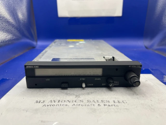 BENDIX/KING KY 97A 14 Vdc P/N 064-1051-70 With Fresh Faa Form 8130-3 ...