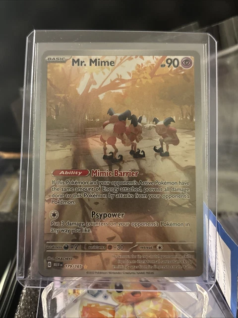 POKÉMON TCG MR. Mime Scarlet & Violet-151 179/165 Holo Illustration ...