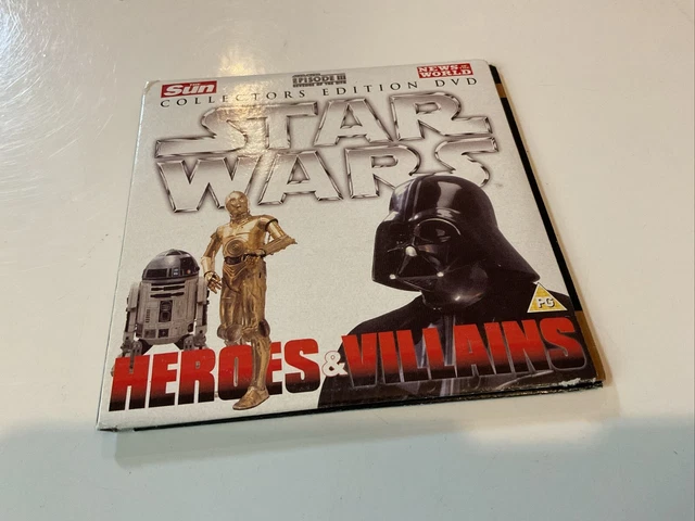 STAR WARS HEROES And Villans Dvd The Sun Promo 2 Discs £0.99 - PicClick UK